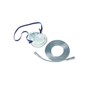 Medium–Concentration Oxygen Masks With Head Strap & 2.1 m Oxygen Tubing