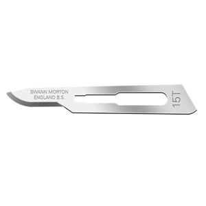 Swann–Morton No. 15t Carbon Sterile Blades (0292)