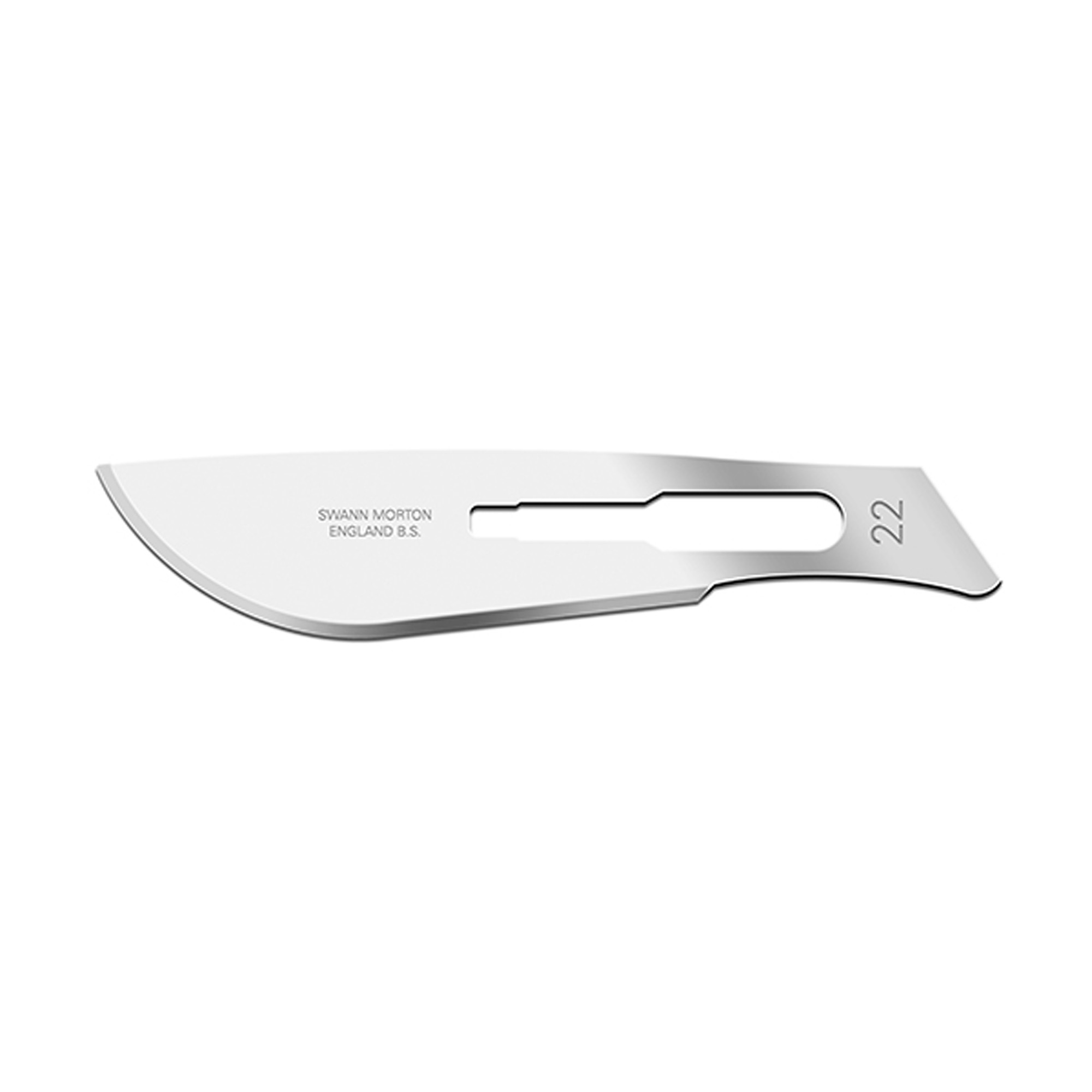 SMCSS22 | No. 22 Carbon Sterile Blades | Pack: 100 Blades Case: 1 Pack The No.22 with a large ...